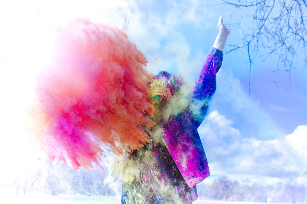 Premium Holi Color Powder - Peacock Powder™