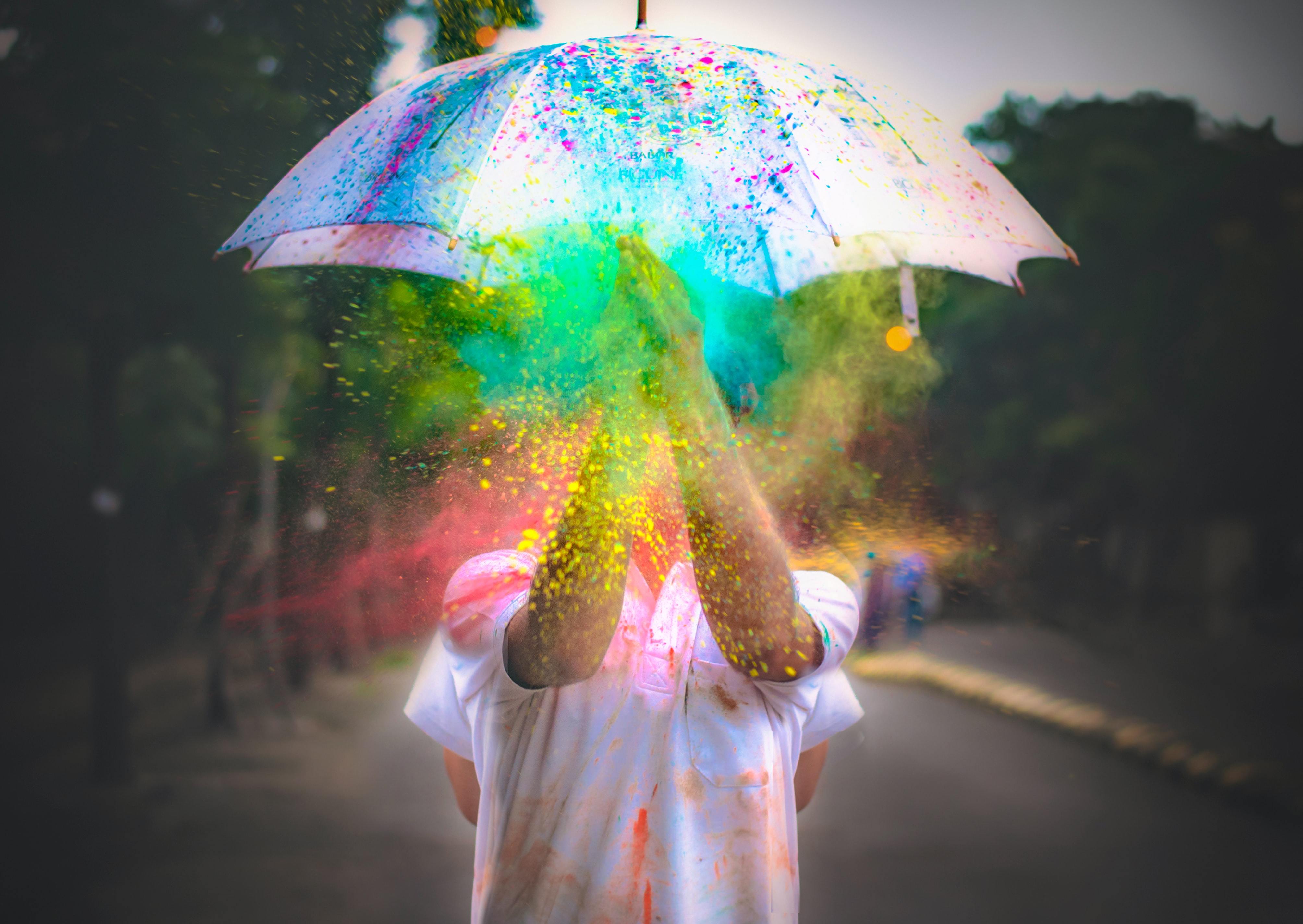 Premium Holi Color Powder - Peacock Powder™