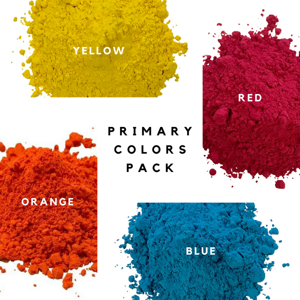 20lb - Color Powder [4 Colors in 100 Gram Increments] – Peacock Powder